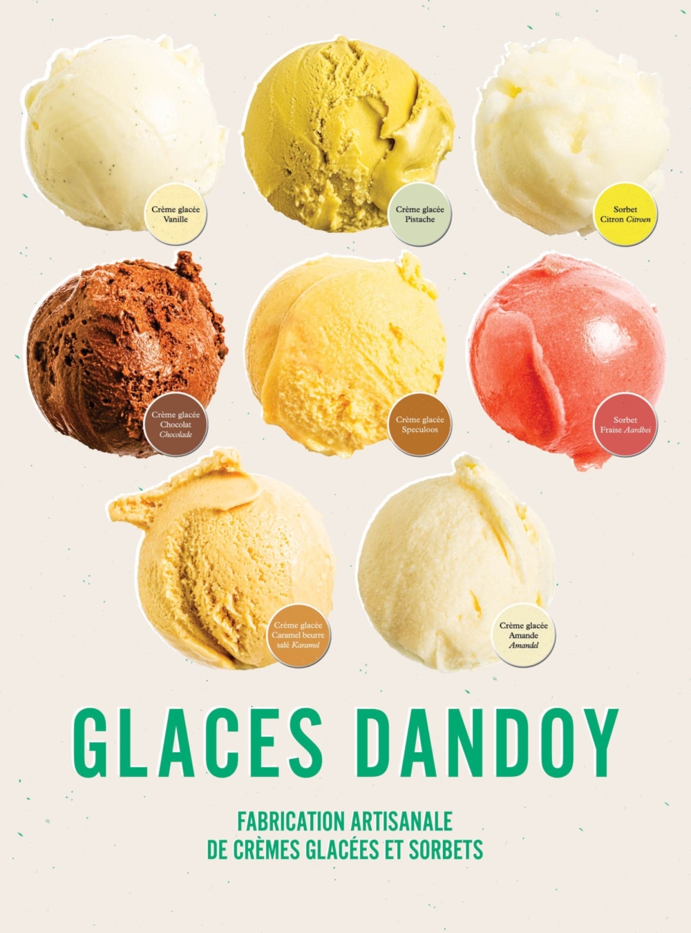 "GLACES DANDOY" - All you need is true love and ice… | Maison Dandoy